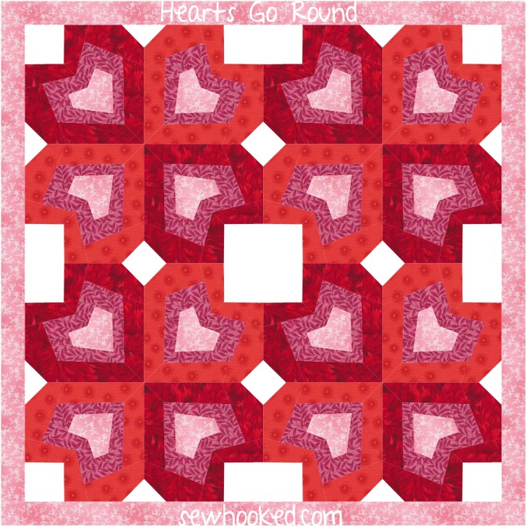 Free Pattern Friday – Hearts Go Round | Sewhooked