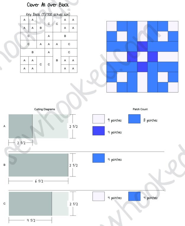 Free Pattern Friday – Clover All Over Quilt | Sewhooked