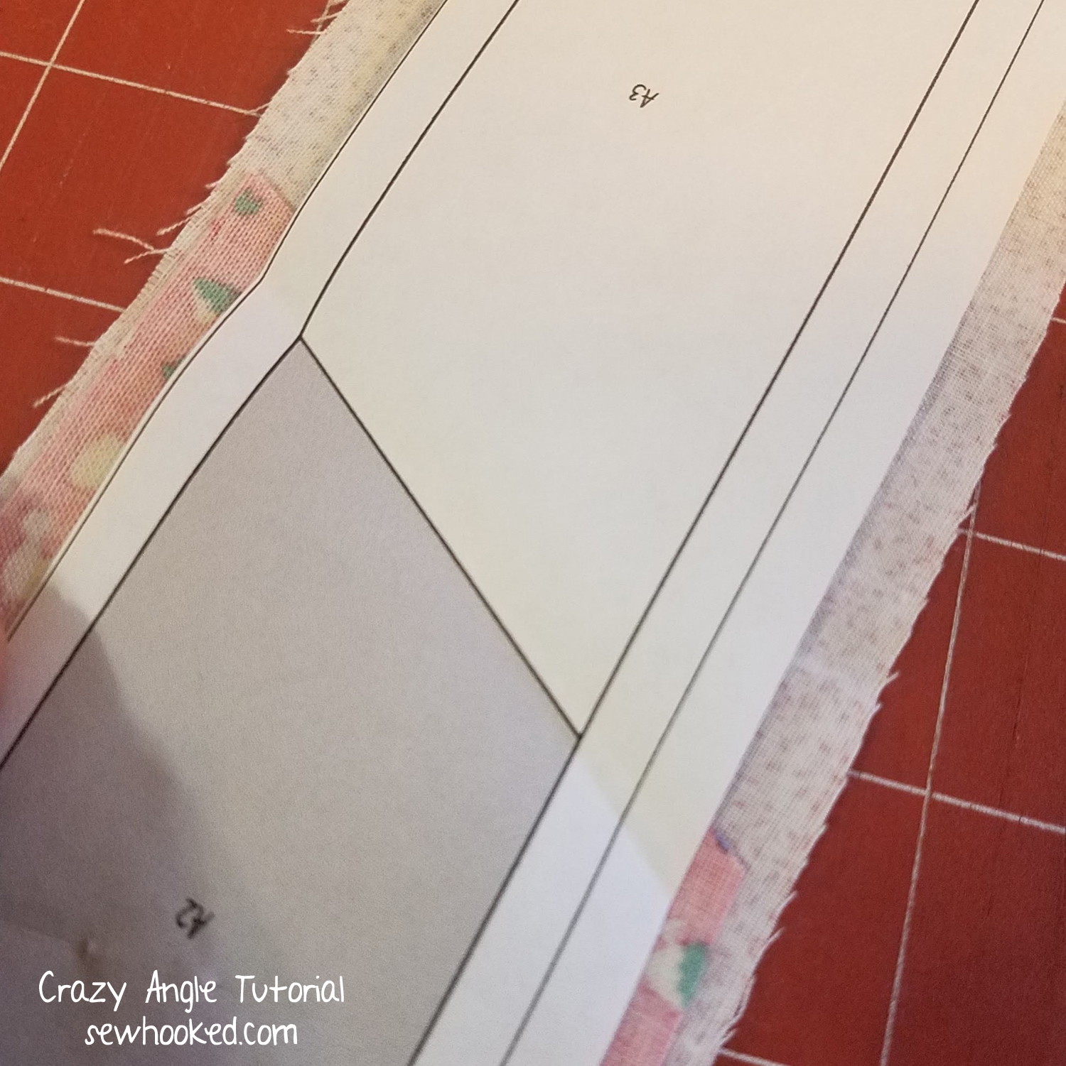 Free Pattern Friday (Gran’s Faux Flowers) + How to Paper Piece Crazy ...