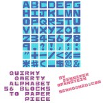 Free Pattern Friday: Quirky QWERTY Alphabet! | Sewhooked