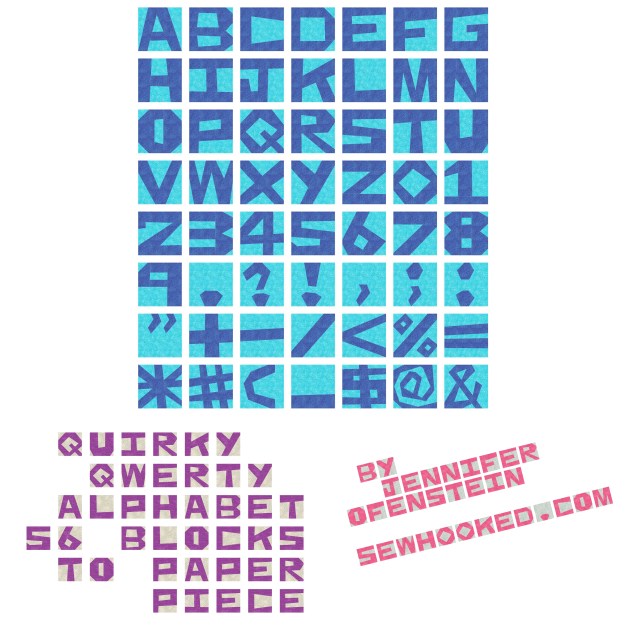 Free Pattern Friday: Quirky QWERTY Alphabet! | Sewhooked