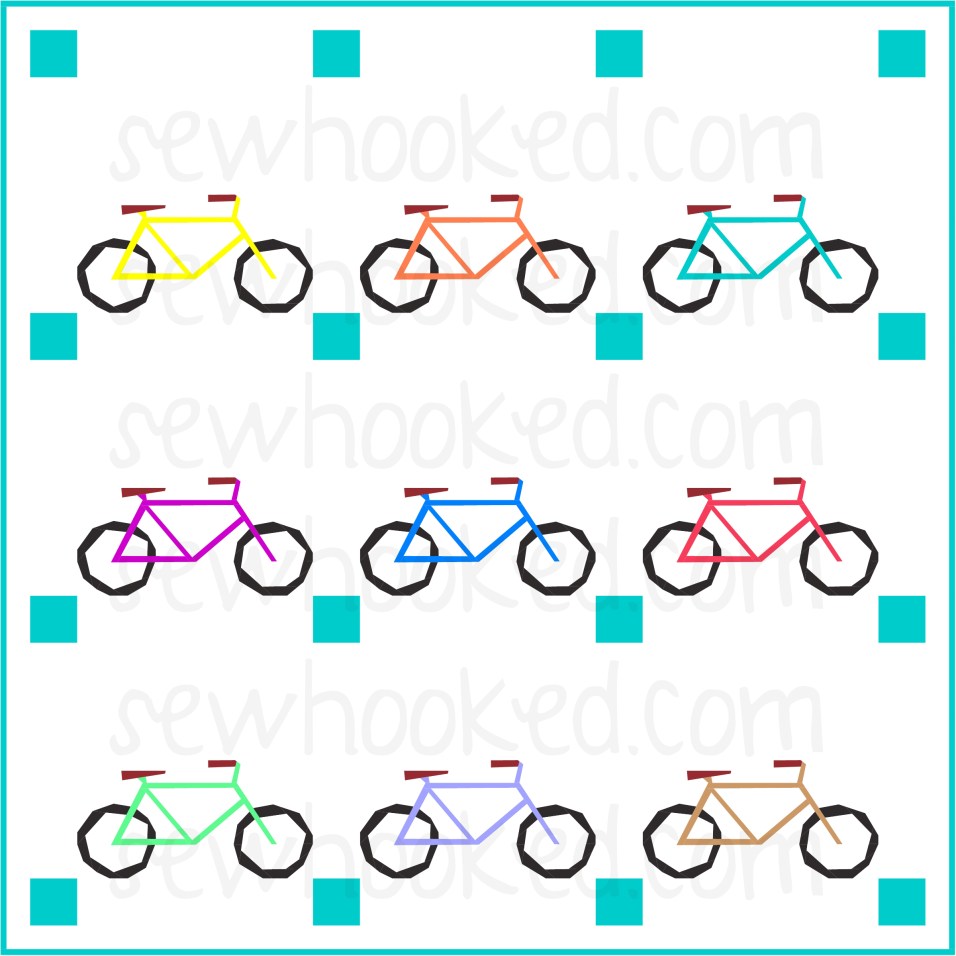Free Pattern Friday: Bicycle (comes out of retirement!) | Sewhooked