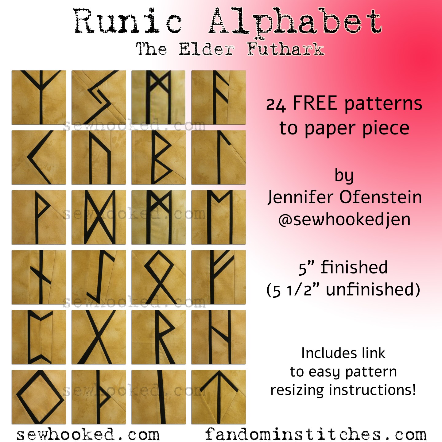 Free Quilt Patterns – Complete Tops & Alphabet Sets | Sewhooked