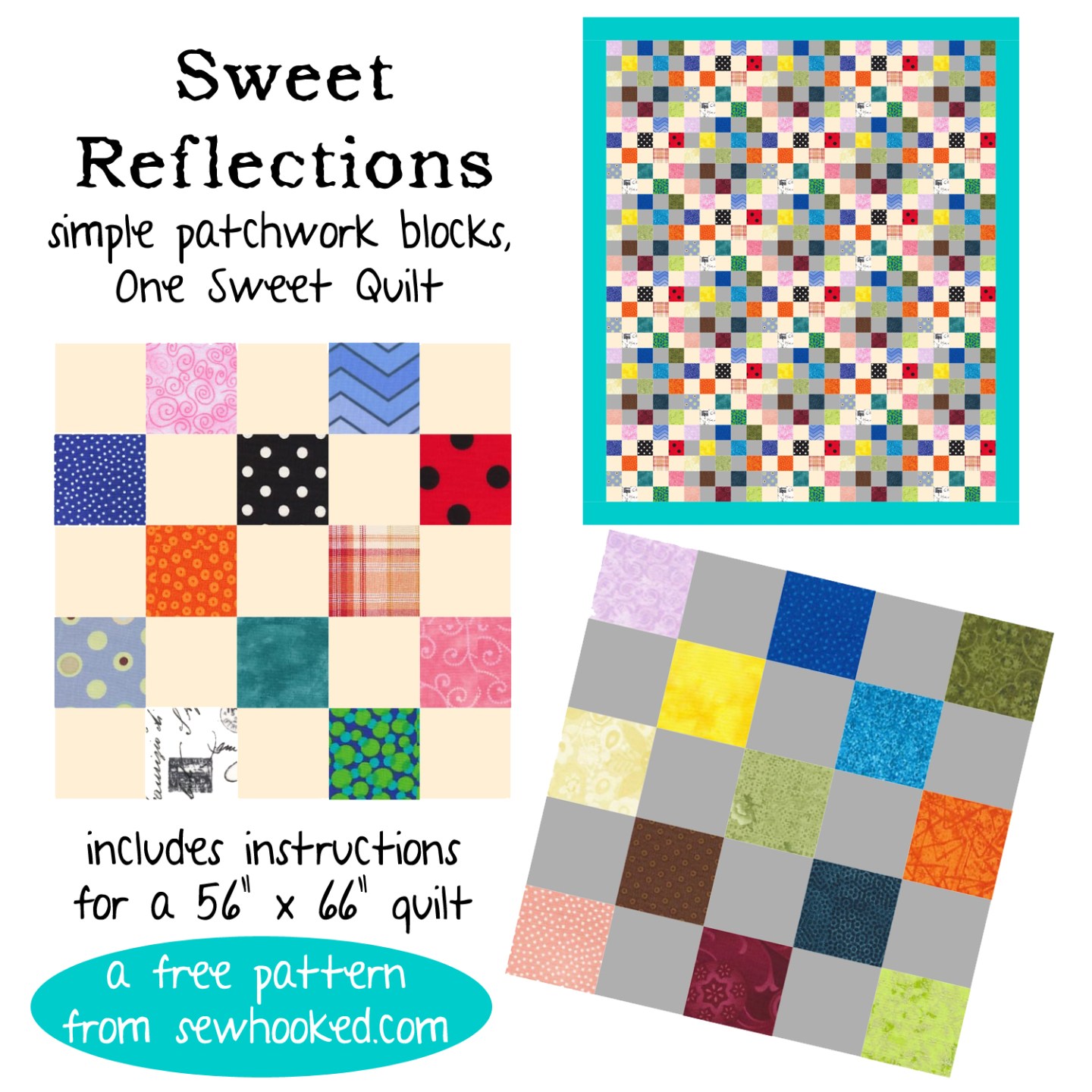 Free Quilt Patterns – Complete Tops & Alphabet Sets | Sewhooked